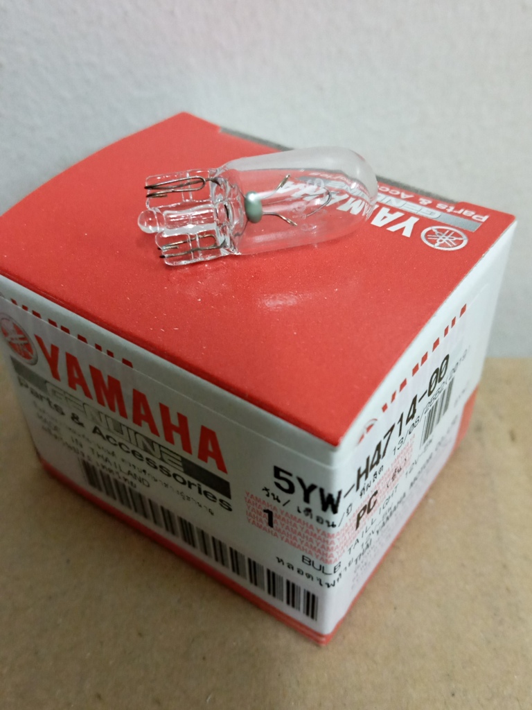ORIGINAL YAMAHA PEANUT BULB (PER PC) 12V-21/5W (5YW-H4714-00-00 ...