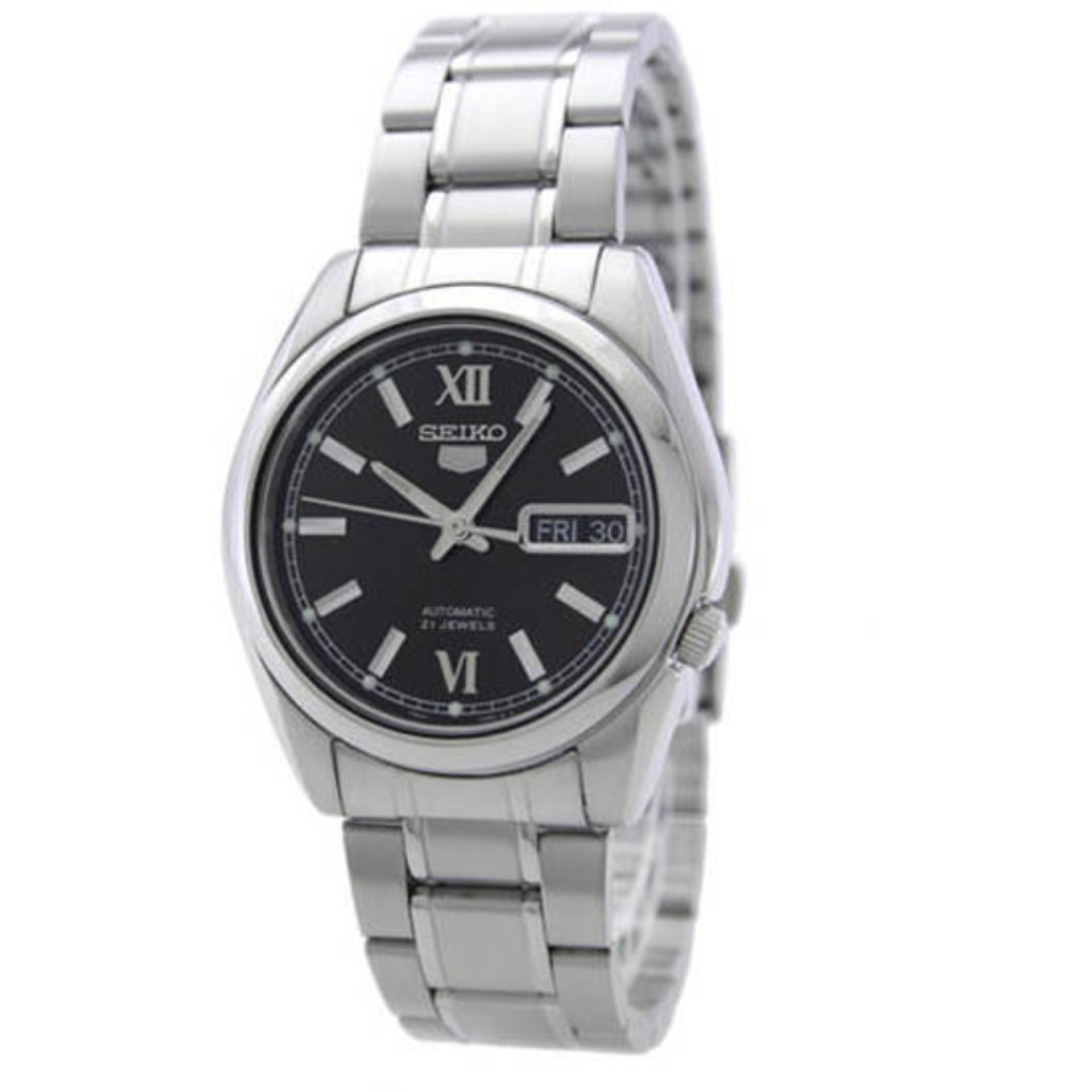 Seiko 5 SNKL55 Stainless Steel Automatic Men's Watch SNKL55K1 | Lazada PH