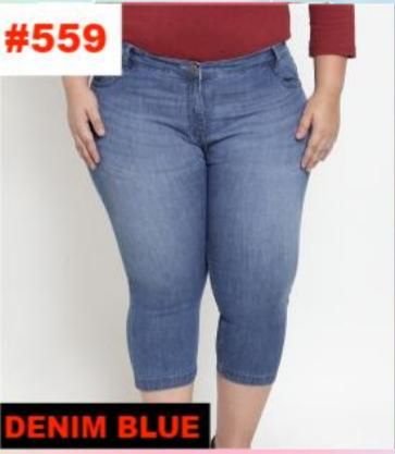 NEW ARRIVAL! #559 DENIM AUGUST TOKONG big/plus size Maong High Waist w/BLECHIN DSG strechable ...