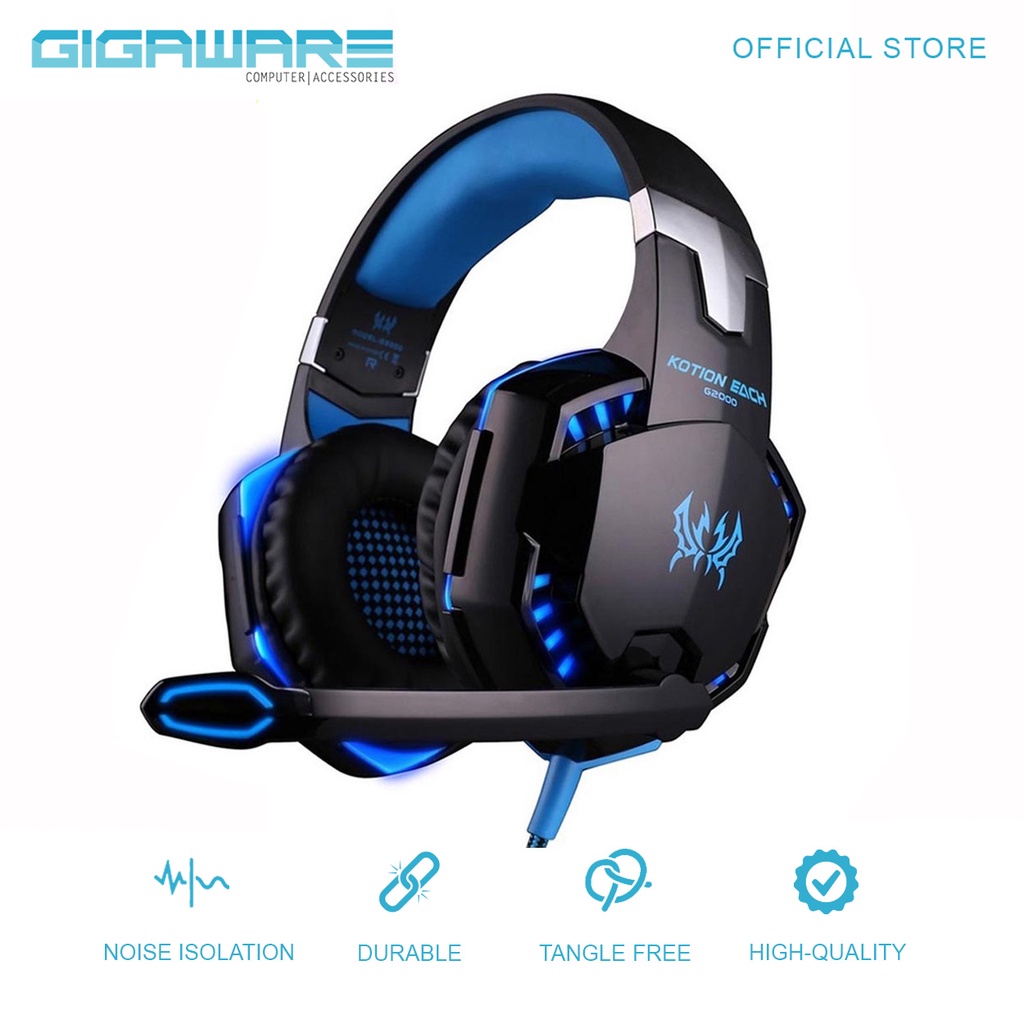 Gigaware G2000 Gaming LED Headset | Lazada PH