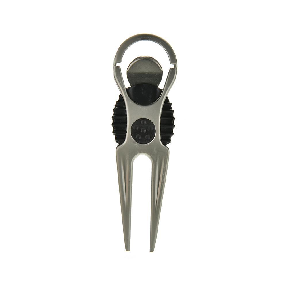 ZHAN Anti-slip Silver Golfer Club Golf Divot Tool & Ball Marker Pitch ...