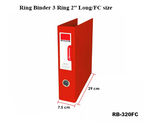 Adventurer Ring Binder 3 ring 2inches FC/Long size | Lazada PH
