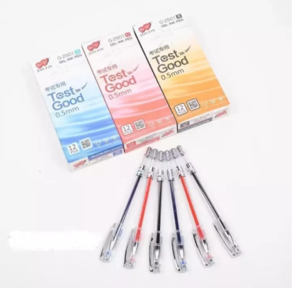 G-2501 TEST GOOD GEL PEN 0.5MM 12 PIECES BLACK (BALLPEN) | Lazada PH