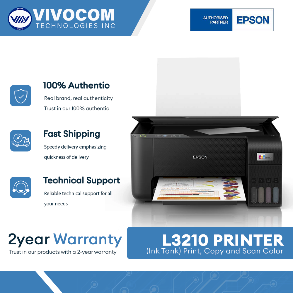 Epson Ecotank L3210 A4 All-in-One Ink Tank Printer DESIGNED FOR IMPRESSIVE PRINTS BEYOND BORDERS ...