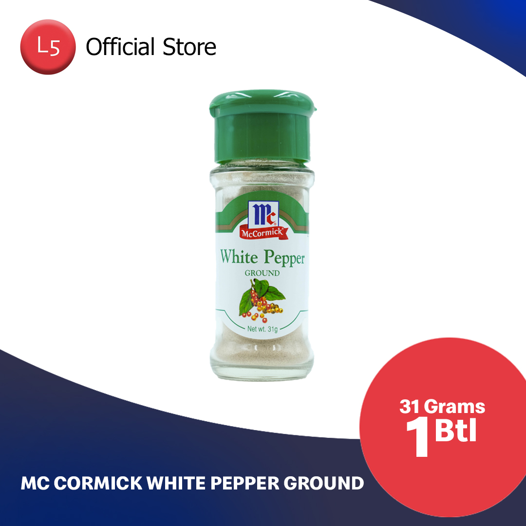 McCormick White Pepper Ground 31g | Lazada PH