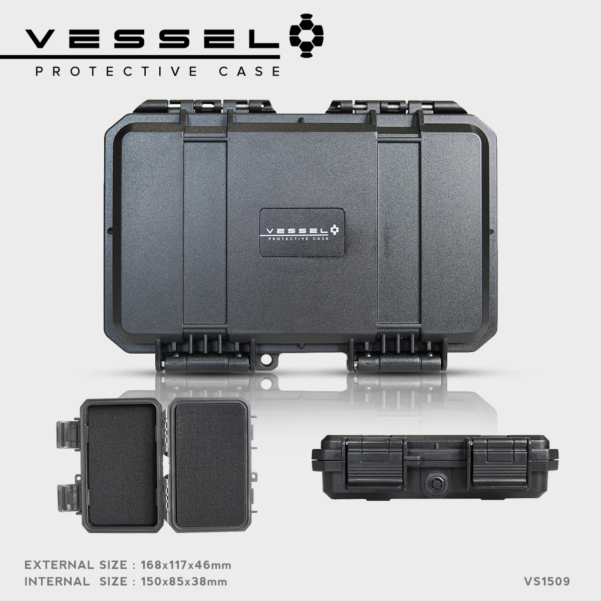 Vessel PICO Portable Military Style Waterproof Hard Case for Smart ...