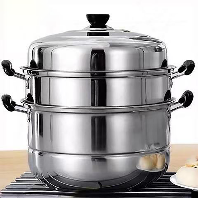 Riley MNL - 3 Layer Steamer Stainless Steel 28cm for Home and Business ...