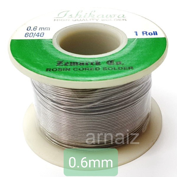 Ishikawa Soldering Lead 0.6mm 60/40 Tin Lead Rosin Core Solder ...