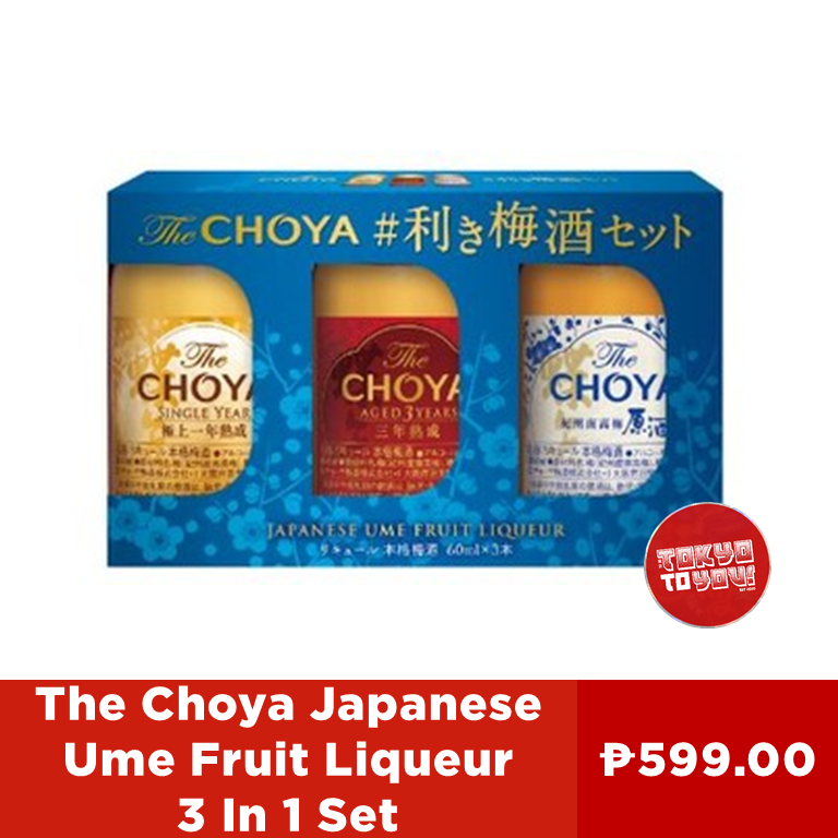 The Choya Japanese Ume Fruit Liqueur 3 In 1 Set | Lazada PH