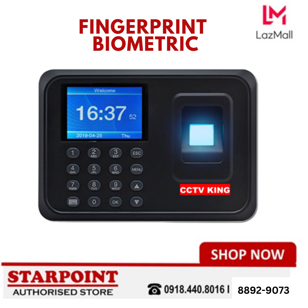 FINGERPRINT BIOMETRIC, TIME & ATTENDANCE BIOMETRIC | Lazada PH