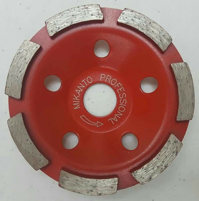 MIKANTO 4" Segmented Red Diamond Cup Wheel | Lazada PH