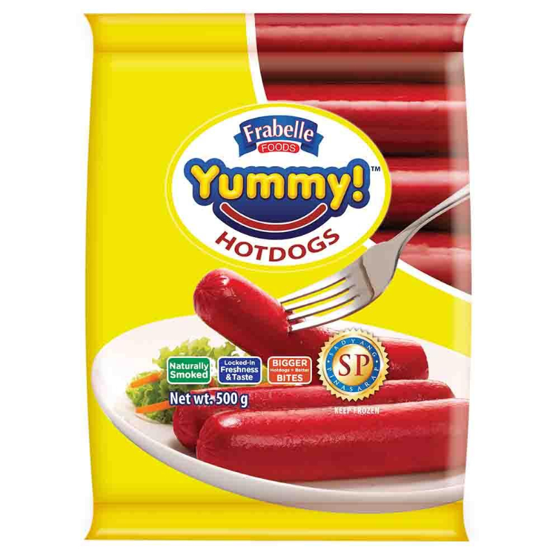 Frabelle Yummy Hotdog Regular 500g | Lazada PH