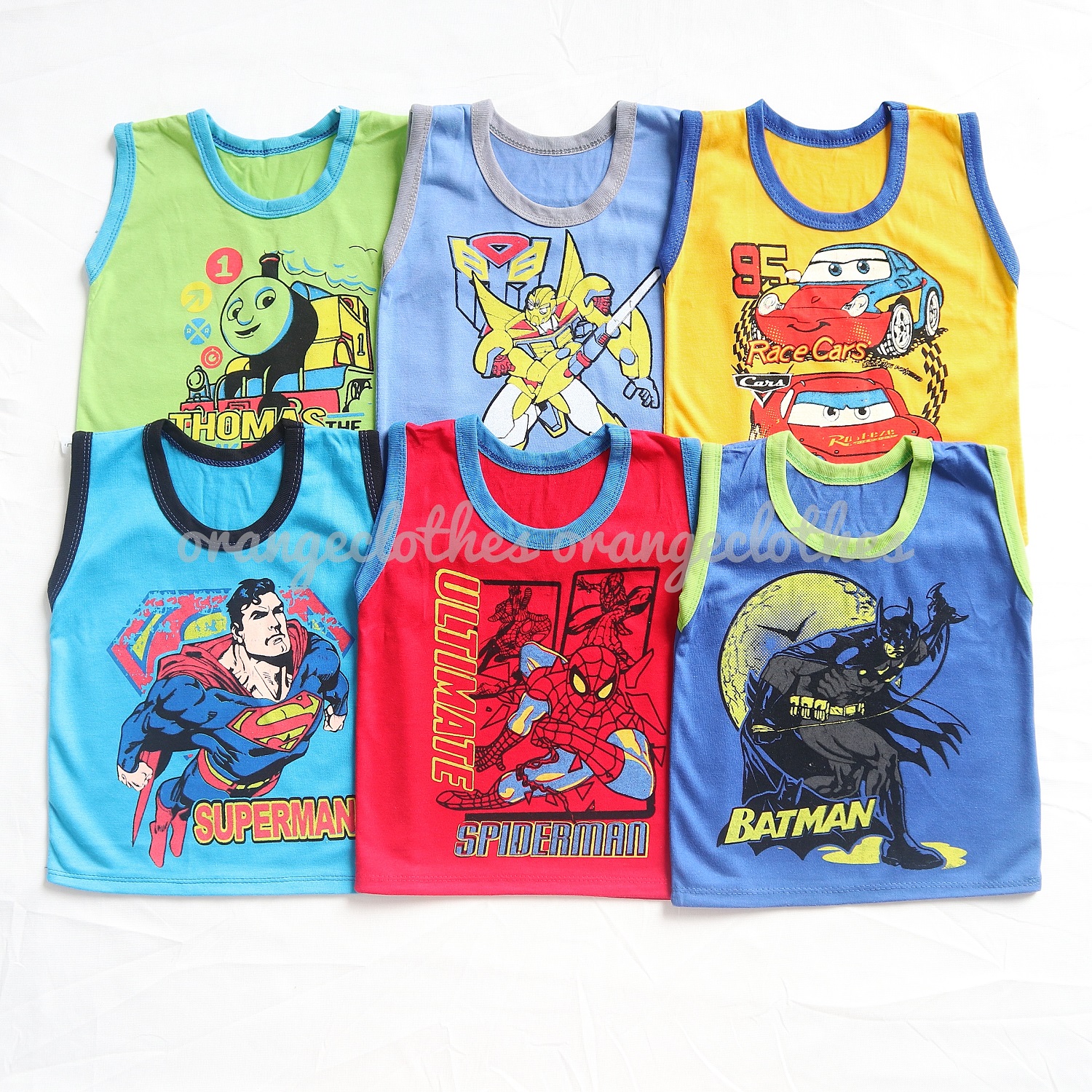 3Pcs Sando For Kids Boys 3-14 Y/O (Random Color & Designs) | Lazada PH