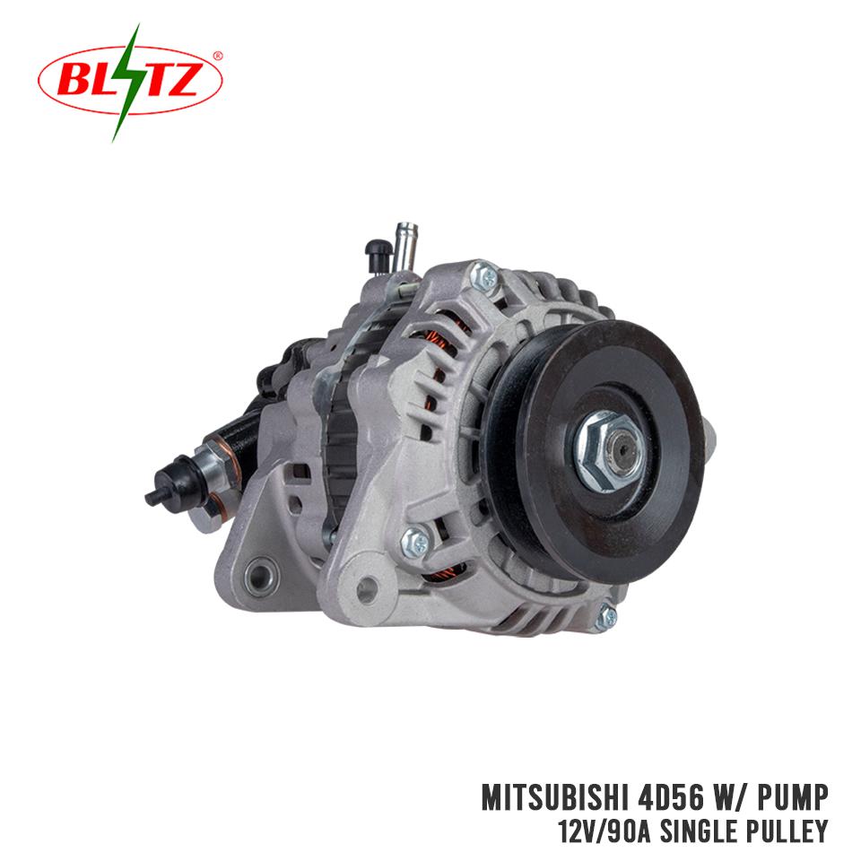 MITSUBISHI 4D56 ALTERNATOR ASSEMBLY WITH PUMP 12V / 90A SINGLE PULLEY ...