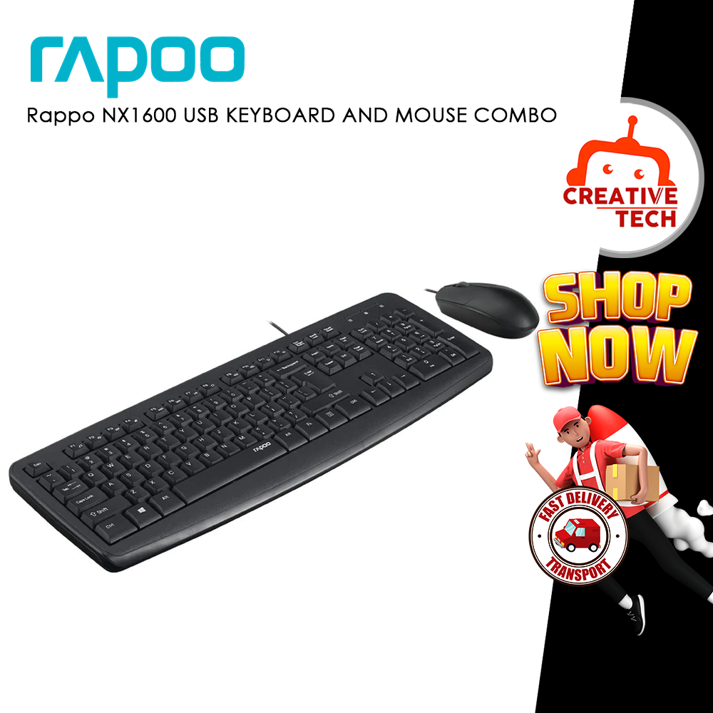 Rappo Nx1600 Usb Keyboard And Mouse Combo Lazada Ph