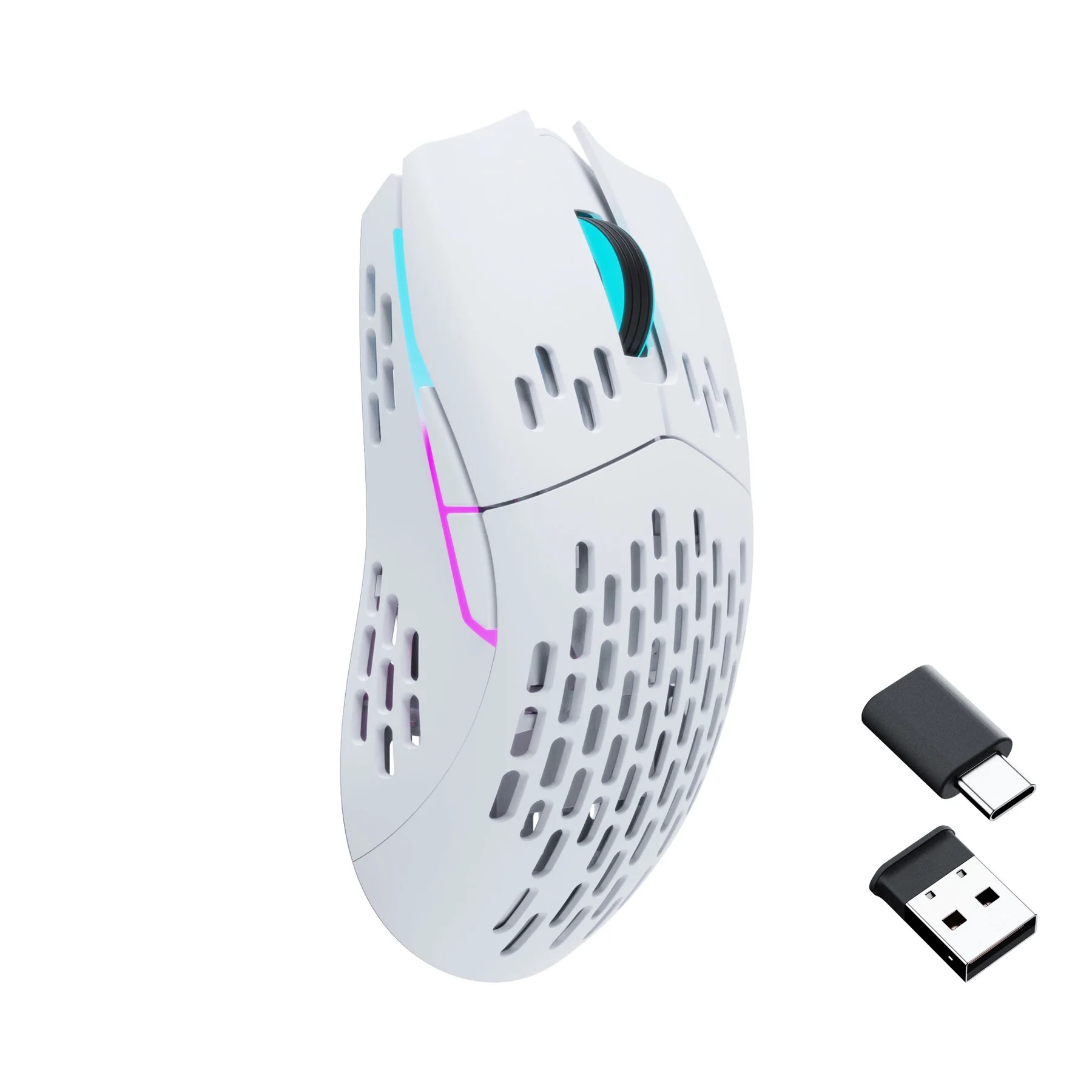 Keychron M1 Wireless Mouse RGB PixArt PAW 3395 Bluetooth 5.1 / 2.4 Ghz ...