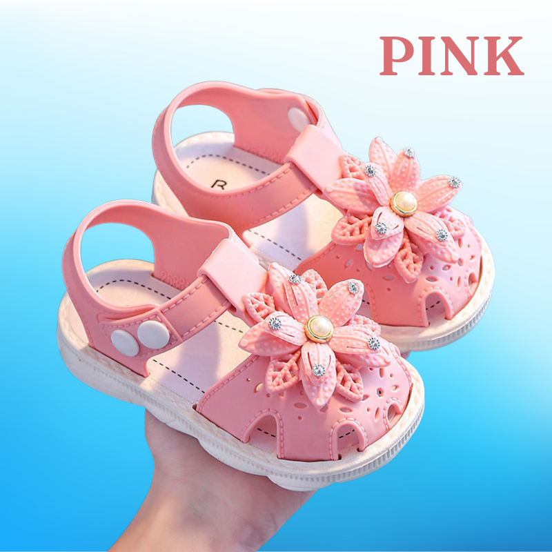 DORI Girl Sandals Korean Style For Kids Flower Buckle Sandal Girls ...