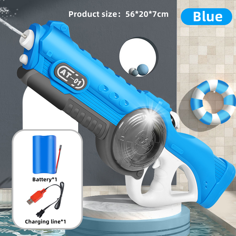 Electric Water Gun Toy Automatic High Pressure Water Fight Outdoor ...