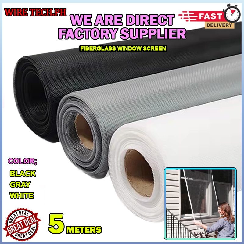 SOLD Per 5 meters Fiberglass Window Screen, Anti-UV Screen Mesh, Anti ...