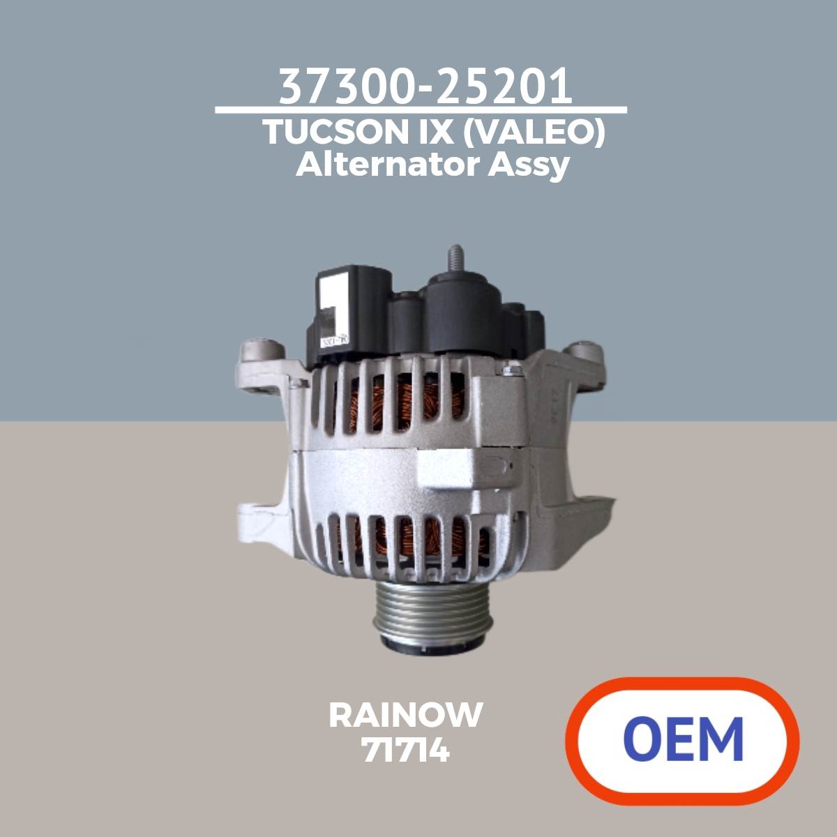 3730025201 Alternator Assy for HYUNDAI Tucson IX (VALEO) [OEM] Part ...
