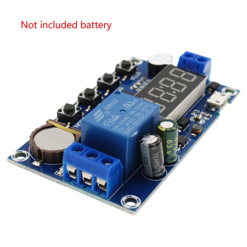 Real Time Timer Relay Module Timing Delay Switch DC 5V Control Clock Synchronization Multiple ...