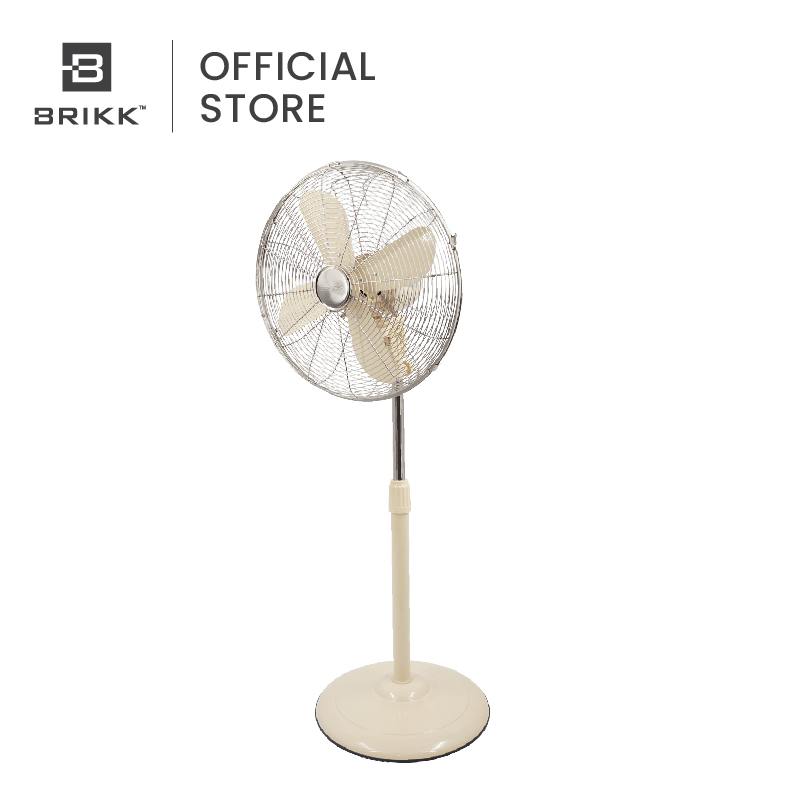 BRIKK 16" Vintage Stand Fan | Lazada PH