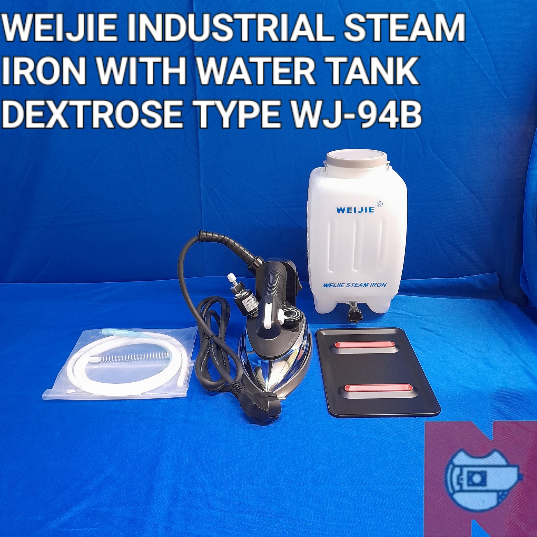 WEIJIE INDUSTRIAL STEAM IRON WITH WATER TANK DEXTROSE TYPE WJ-94B ...