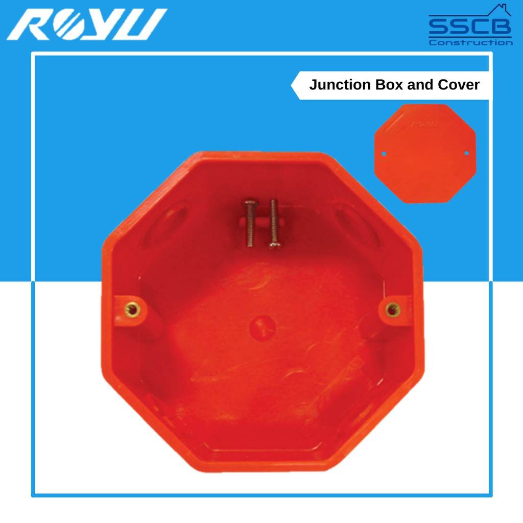 ROYU PVC JUNCTION BOX WITH COVER | Lazada PH