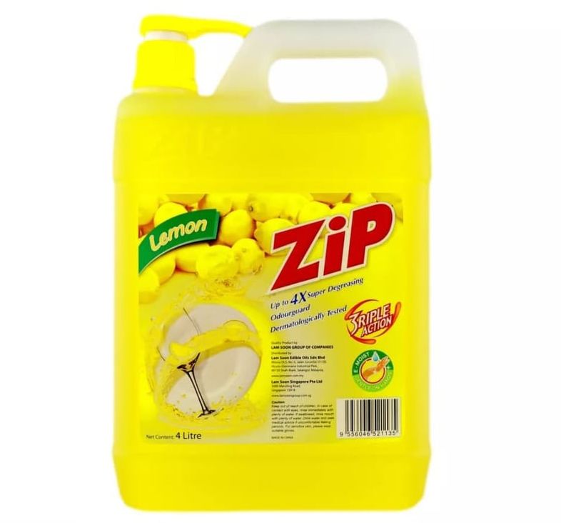 Zip Dishwashing Liquid Lime Lemon 4L | Lazada PH