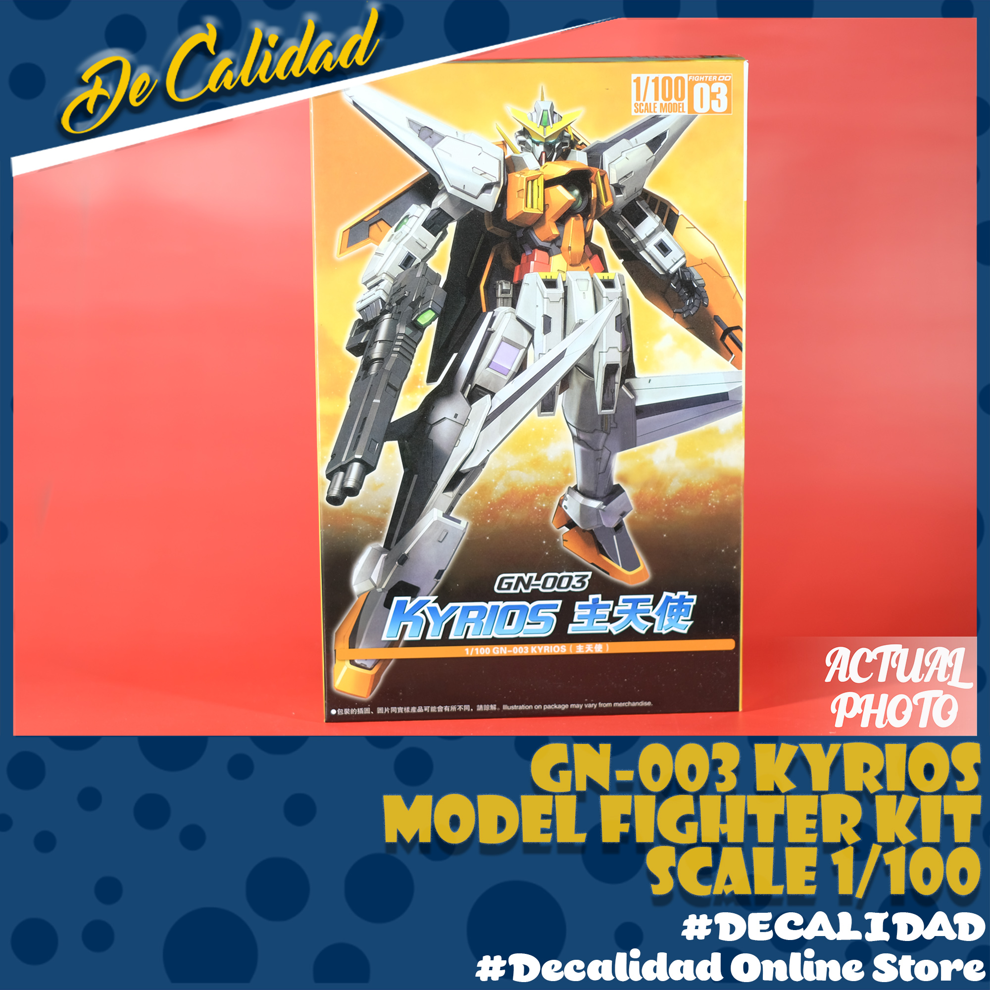 ⚠️ MG GN-003 Kyrios Scale 1//100 Model Fighter Kit ⚠️ | Lazada PH