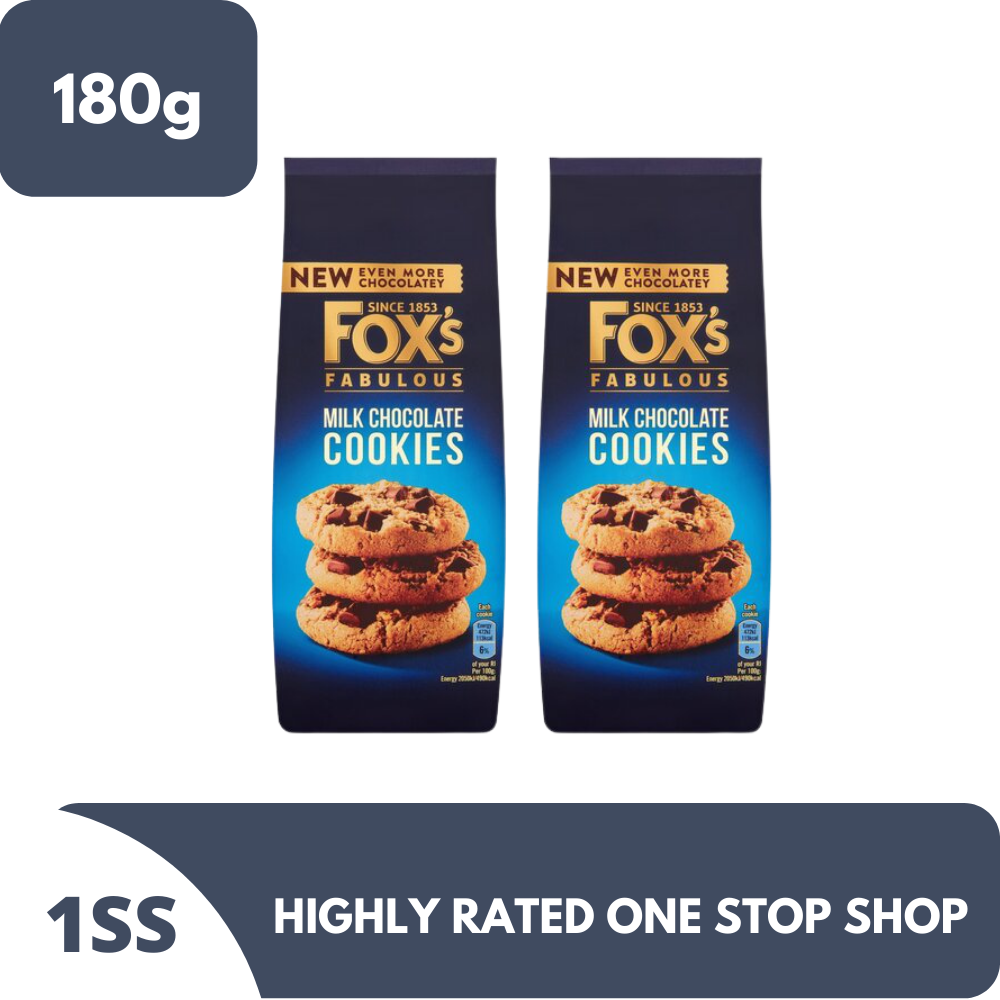 Fox Milk Chocolate Cookies 180g x 2 | Lazada PH