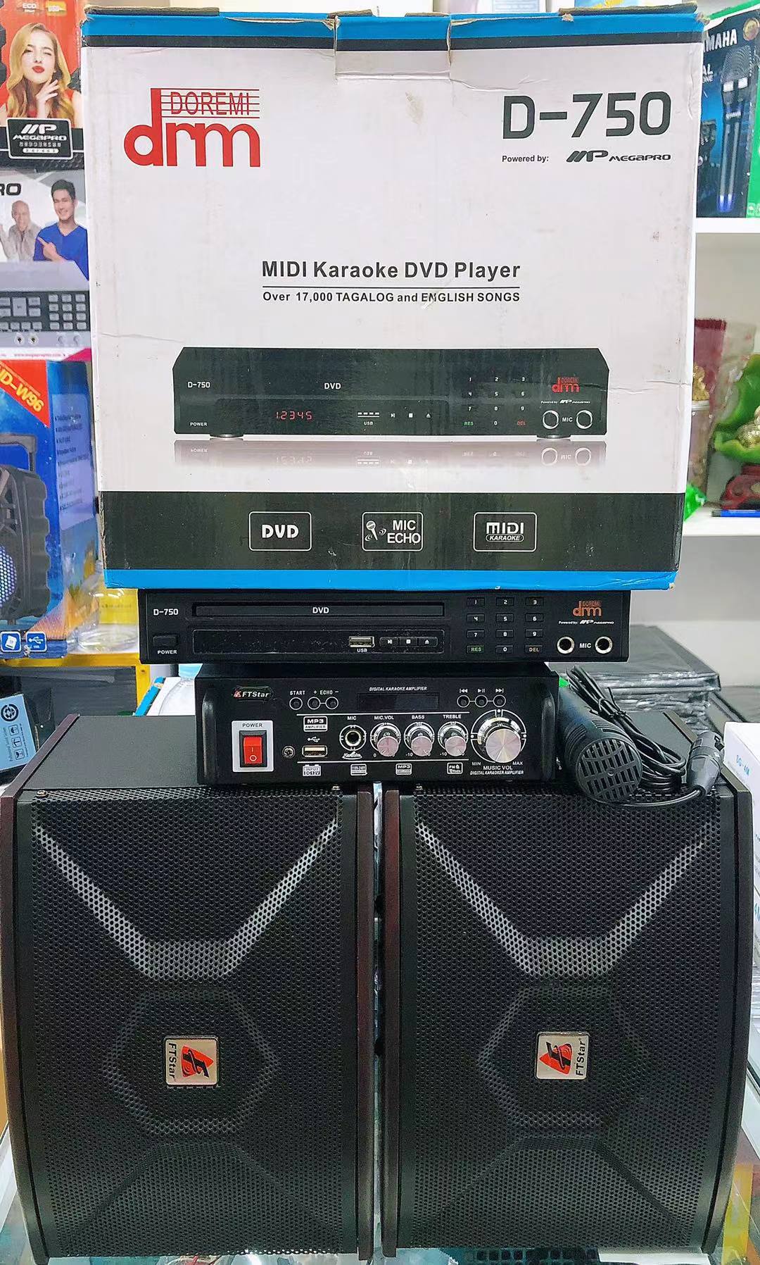 Karaoke Set KS-5 Doremi D-777 D-750 D-7999 Karaoke 16,000 Songs Videoke ...
