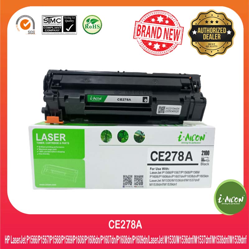 i-Aicon CE-278A Toner Cartridges for HP LaserJet Pro | Lazada PH
