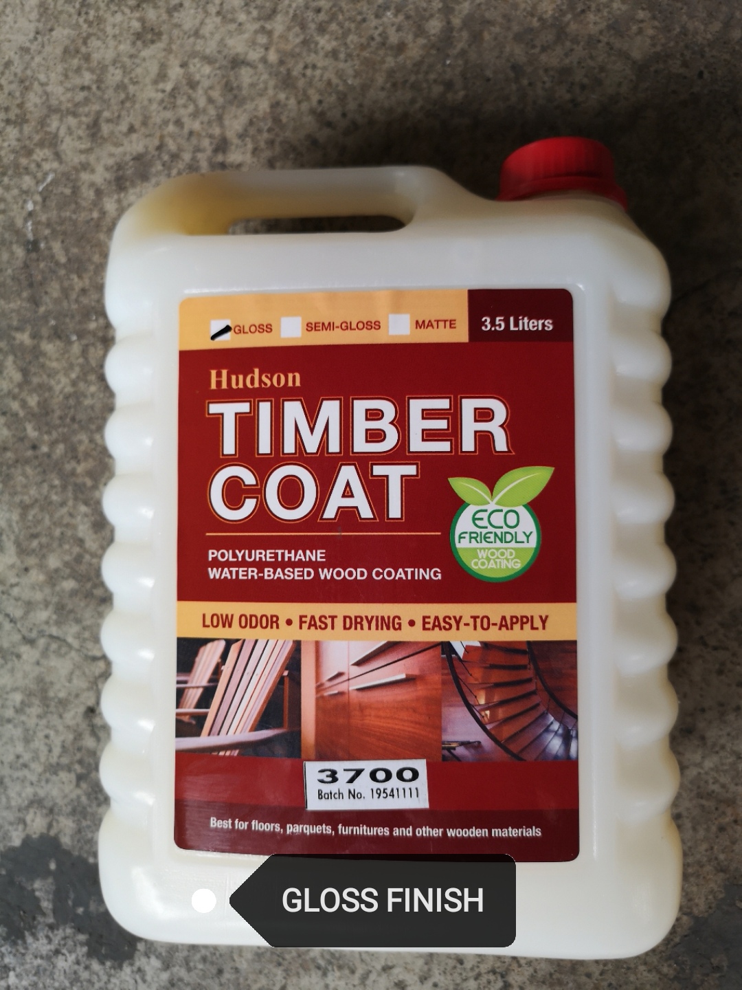 Timbercoat Poly Urethane Gloss Finish Water Based Wood Coating 3.5 Kg ...