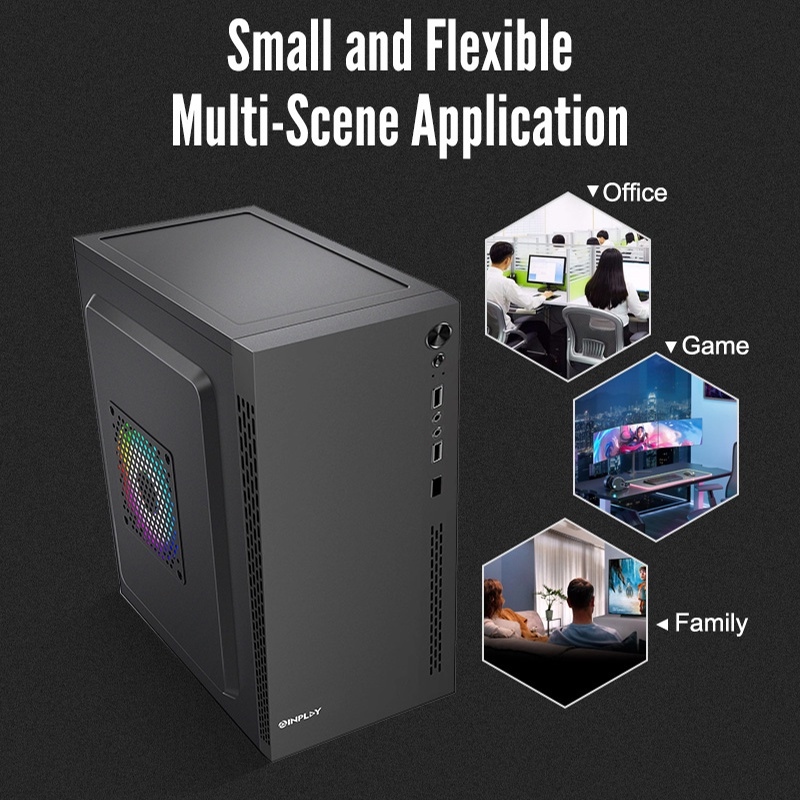 INPLAY LITE X9 CPU case PC case computer Case Desktop Case M-ATX ...