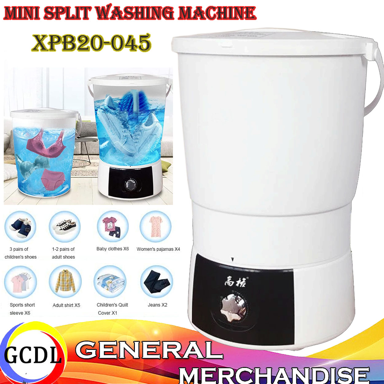 Mini Portable Washing Machine, Large-capacity Intelligent Shoe Washing ...