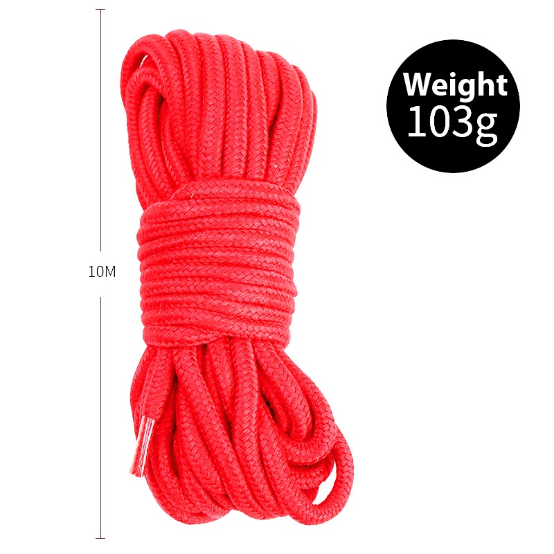 Secret Corner Bdsm Cotton Bondage Rope Japanese Shibari Rope - Red ...
