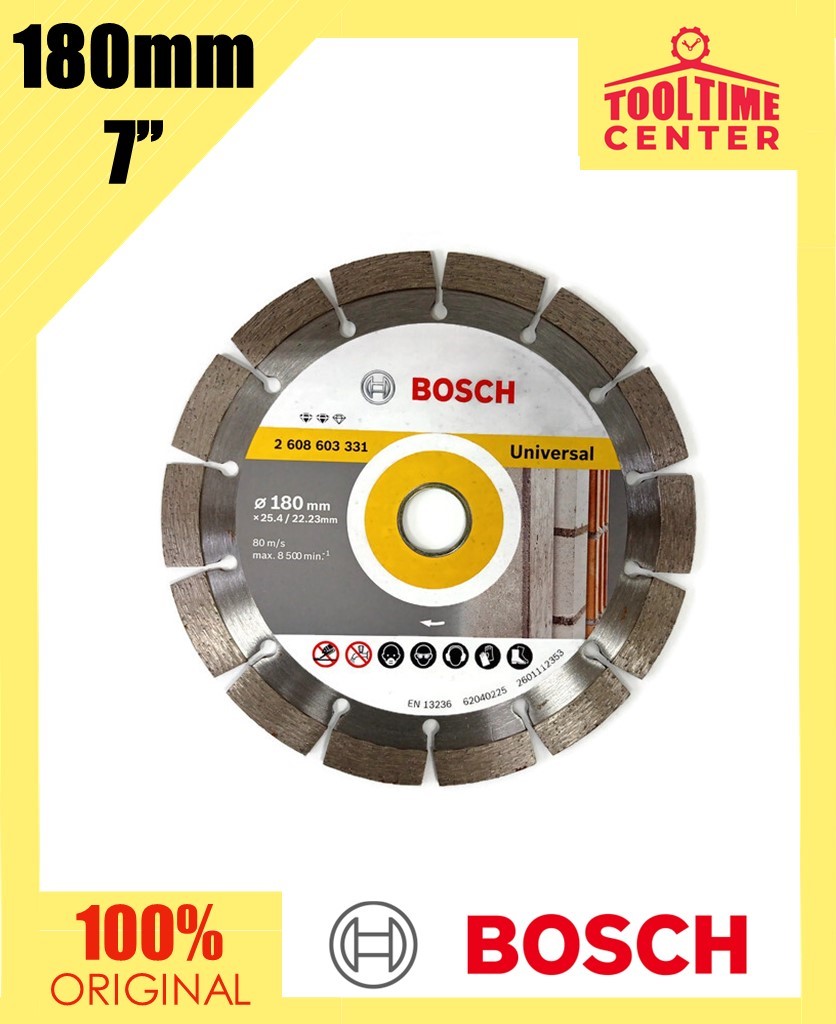 Bosch Universal Diamond Cutting Disc 7" or 180mm Model: 2608603331 ...