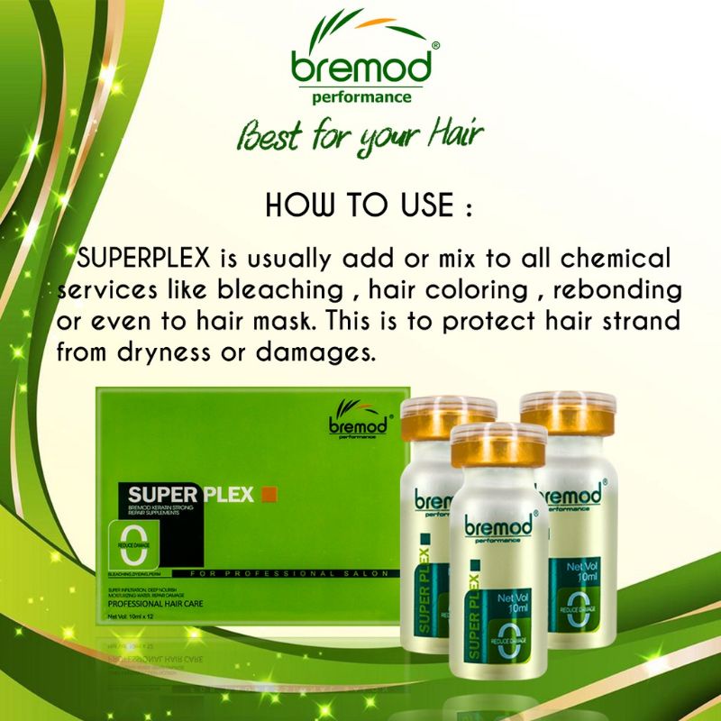 1PC BREMOD SUPER PLEX - Bremod Keratin Strong Repair Supplements 10ML ...