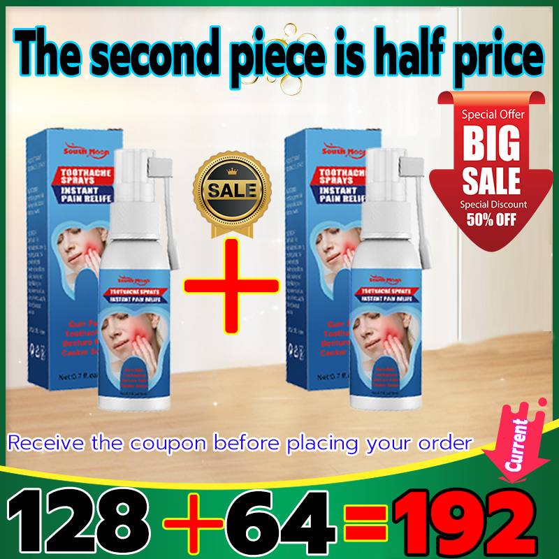 【3 Seconds Pain Relief】Toothache Spray 20ml Fast Pain Relief Plant ...