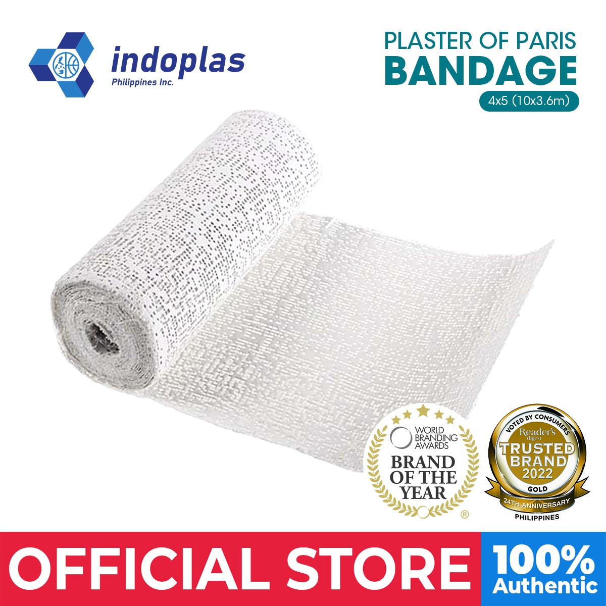 Indoplas Plaster of Paris 4x5 (10x3.6m) | Lazada PH