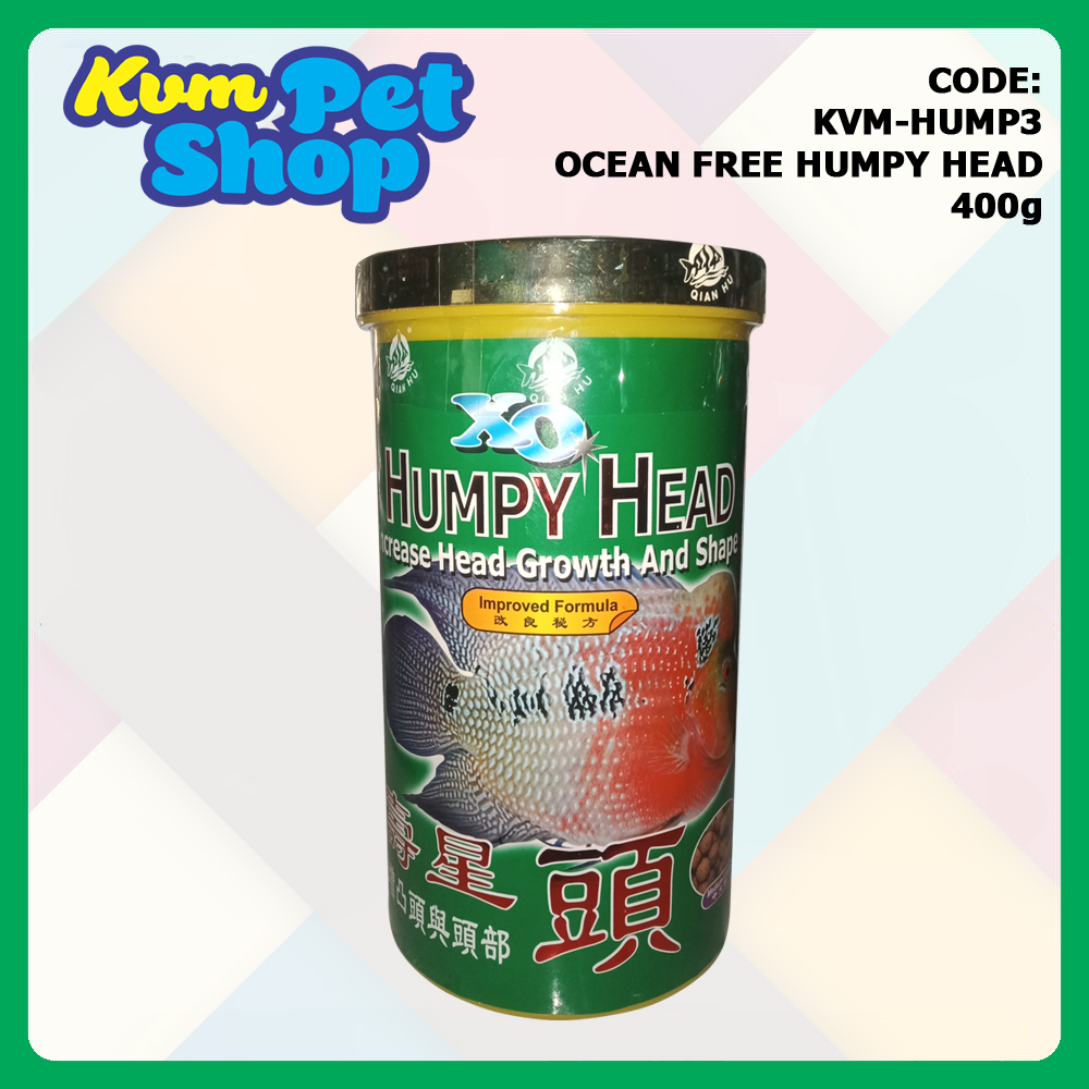 Ocean Free Humpy Head 400g Flowerhorn Fish Food Medium Large Pellet ...