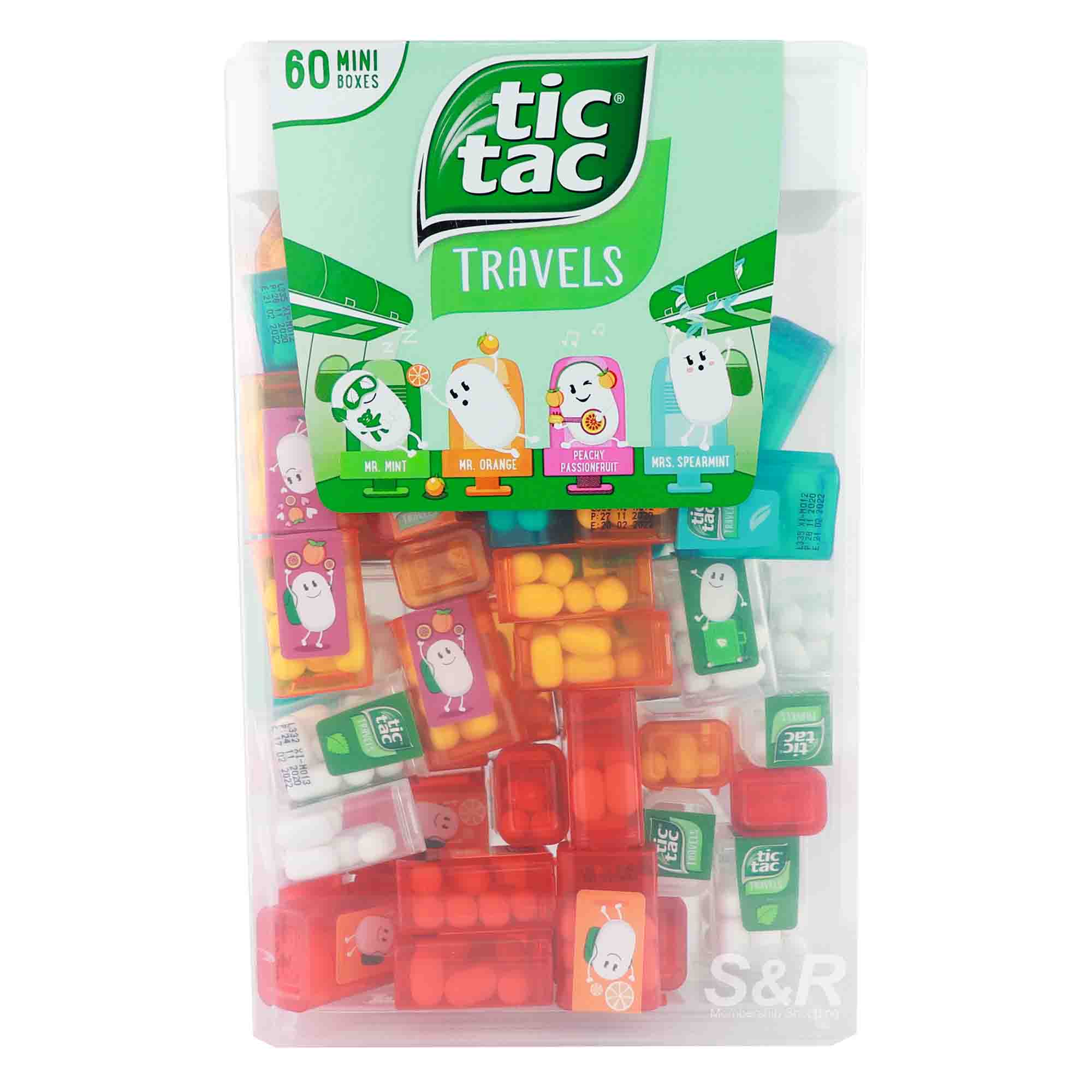 Tic Tac Travels Flavored Drops 60 mini boxes | Lazada PH
