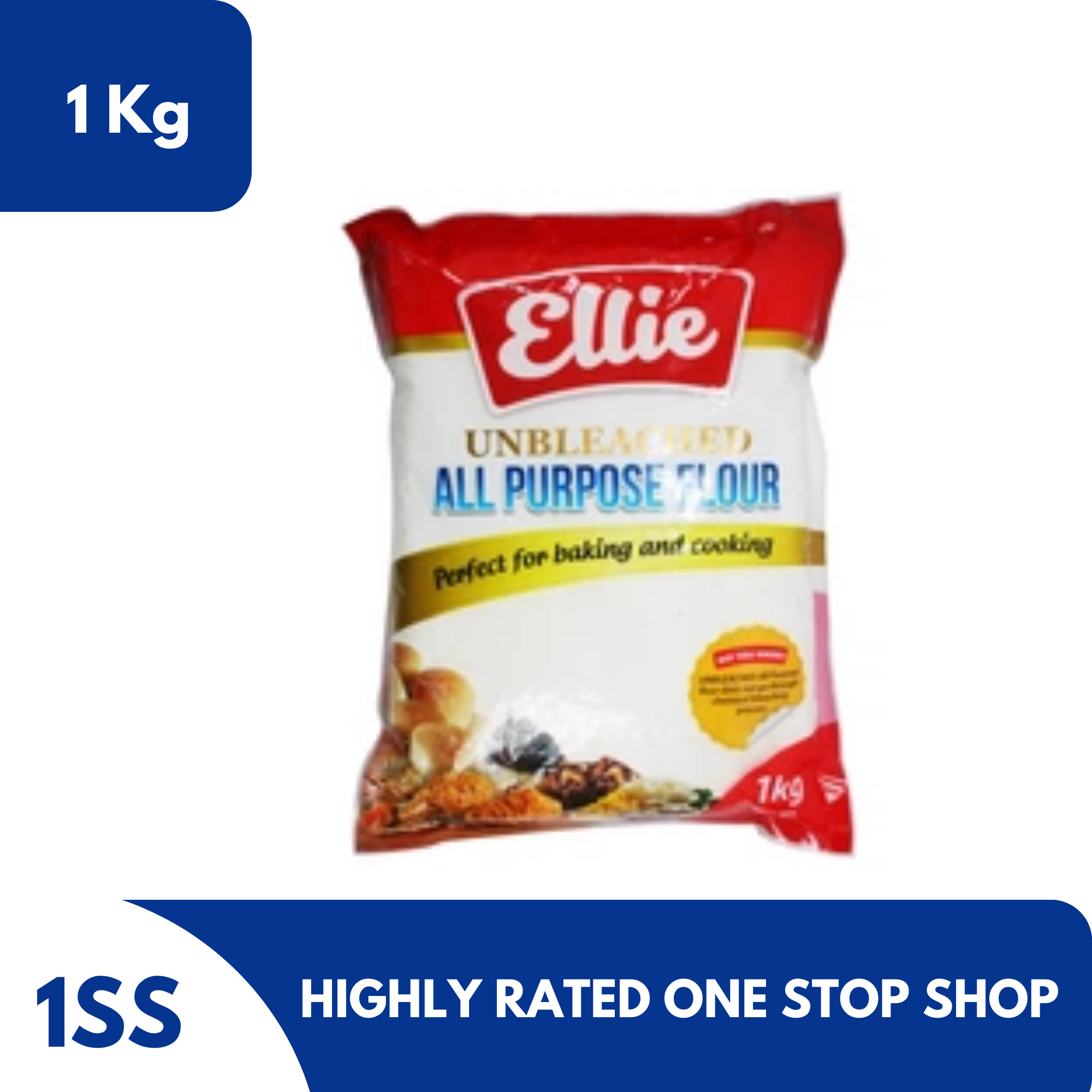 Ellie Unbleached All Purpose Flour, 1Kg | Lazada PH