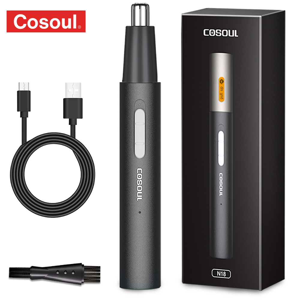 Nose hair trimmer metal alloy nose hair trimmer for men electric nose ...