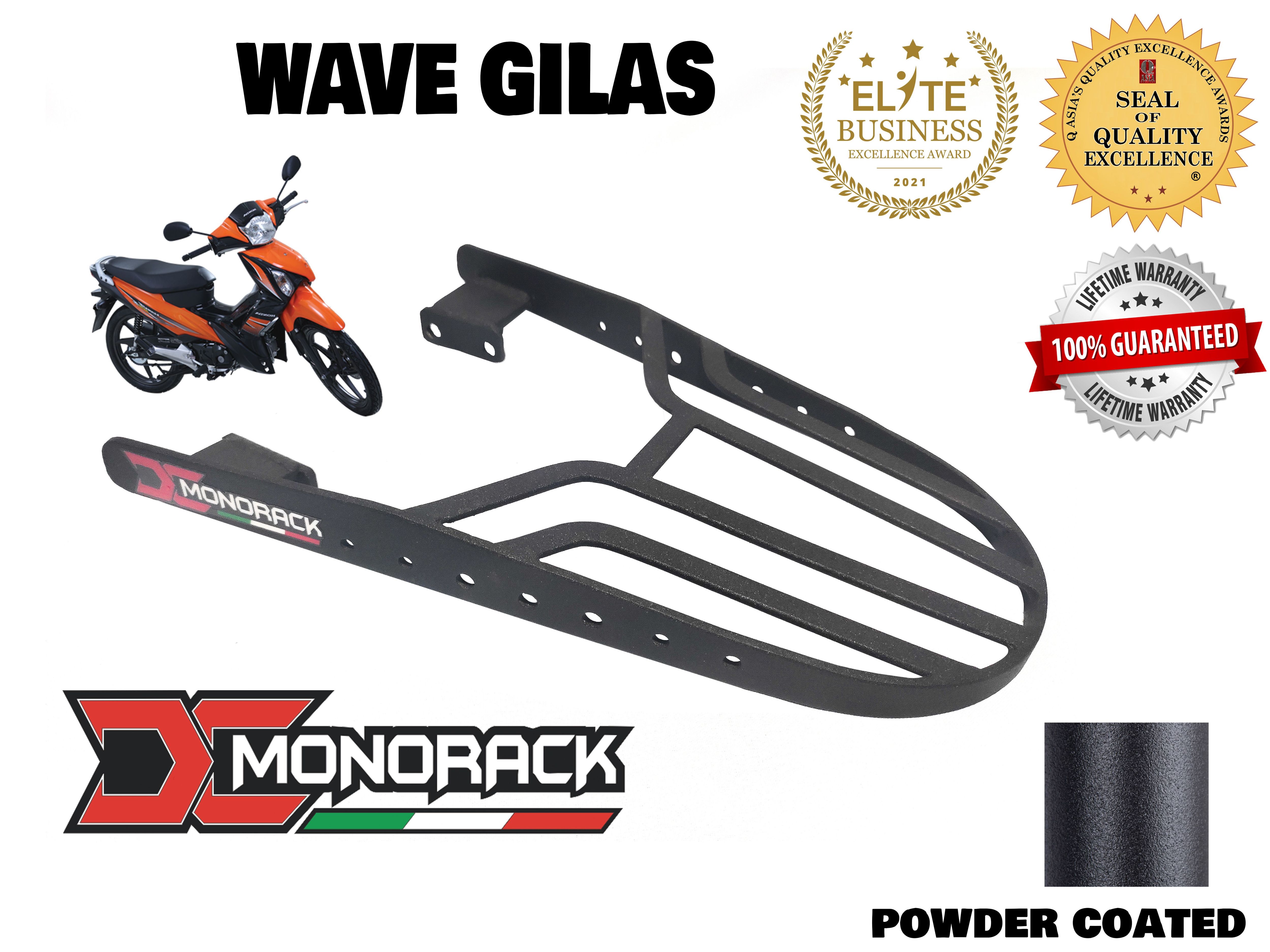 HONDA WAVE GILAS - ORIGINAL DCMONORACK TOPBOX BRACKET (OFFICIAL PAGE ...