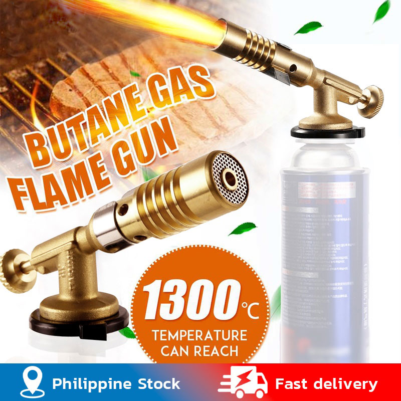 Portable Gas Torch Butane Gas Torch Laz Top Cooking Blowtorch Copper ...