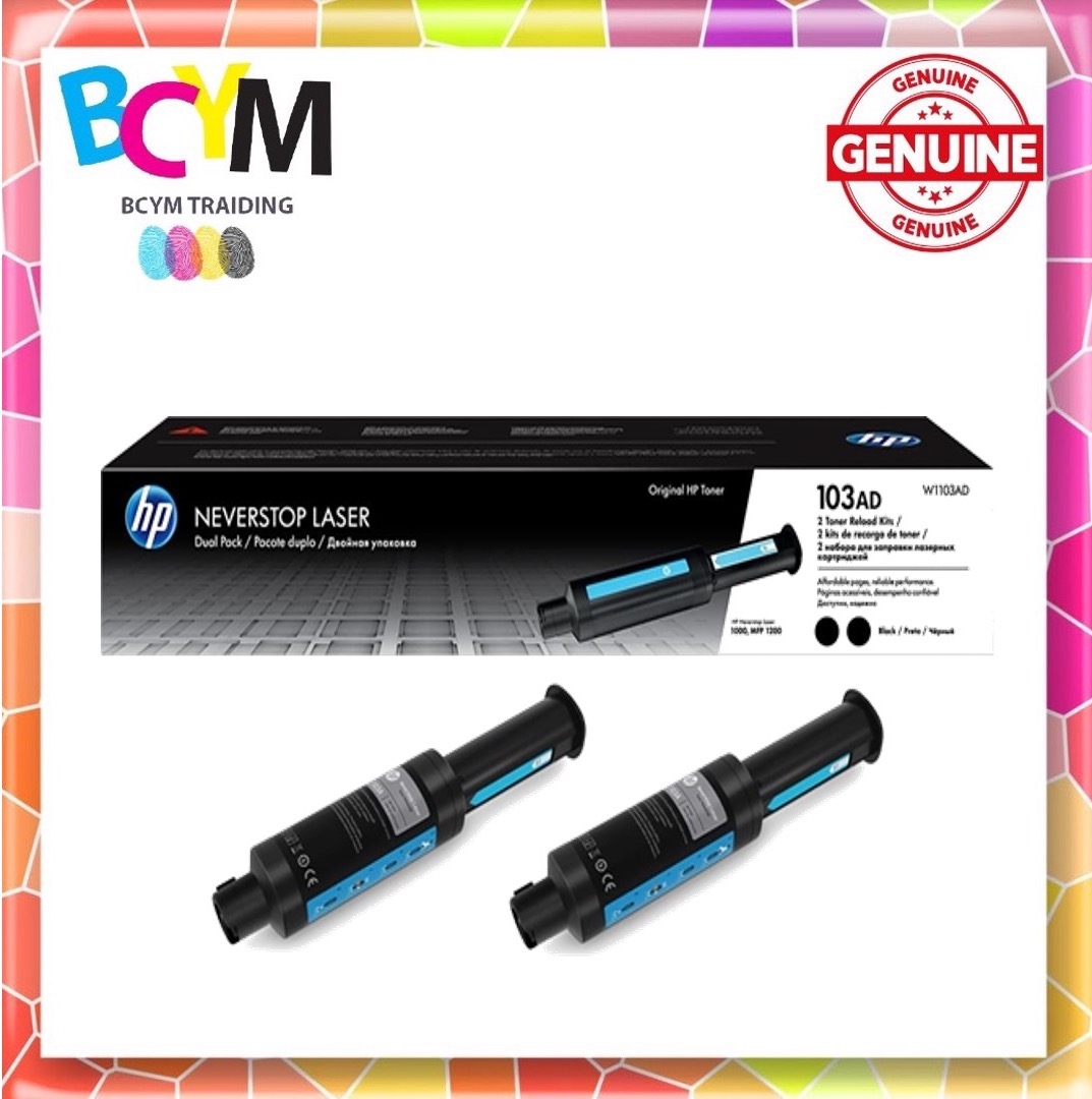 HP 103AD 2Pack Black Toner Reload Kit Original 103AD Dual | Lazada PH