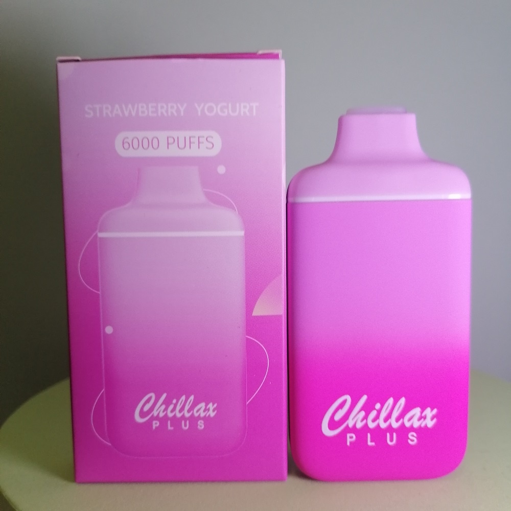 hot CHILLAX PLUS 6000P Dispo Pod 500mAh Battery Authentic Menthol ...