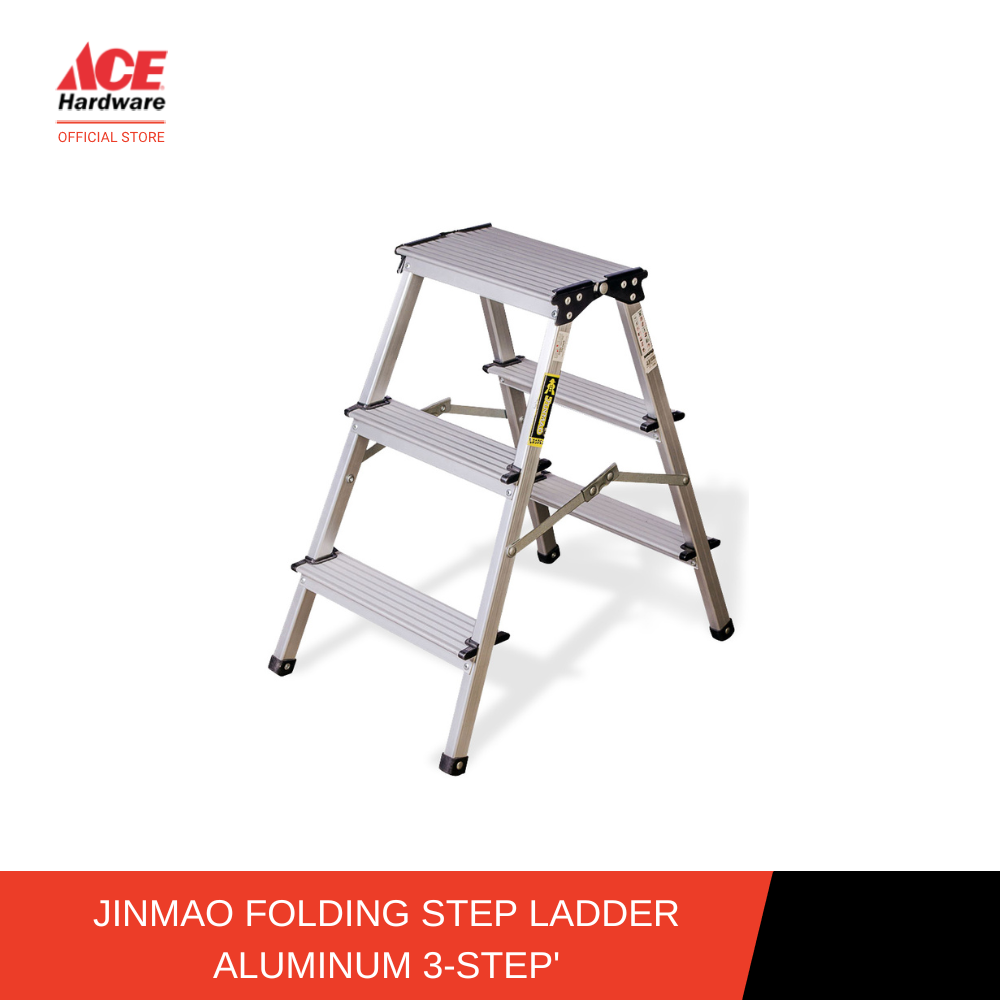 JINMAO STEP LADDER 3 STEP JMAO88203 | Lazada